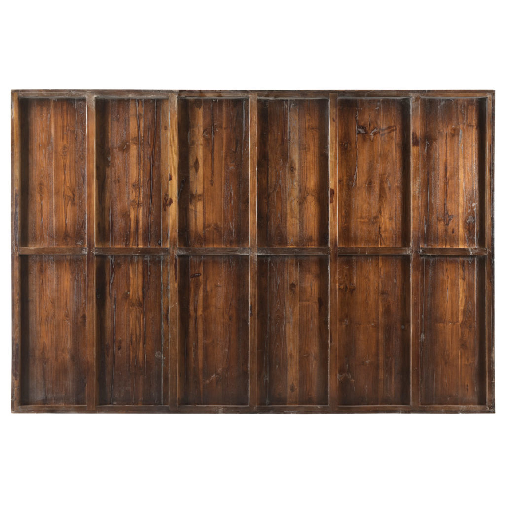 Bone Inlay Starburst Ceiling: Carved Inlay Teakwood Panel