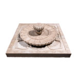Marble Lotus Fountain | Marble Garden Fountain | Courtyard Fountain