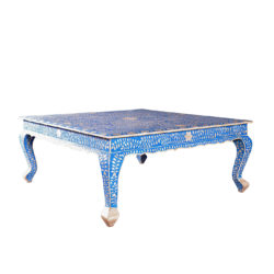 Blue Bone Inlay Coffee Table by AOI Home Dallas, TX