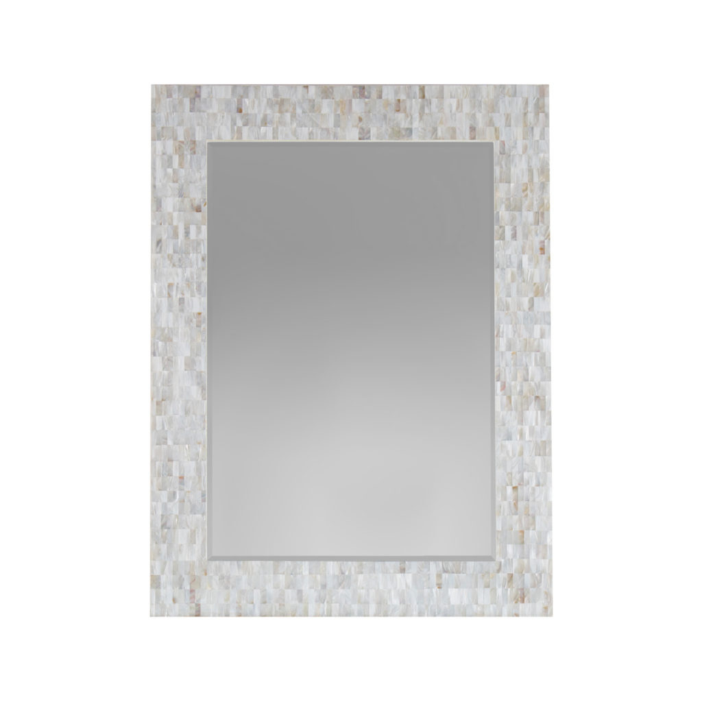 Regal Pearl Inlay Mirror: Mother of Pearl Moroccan Mirror