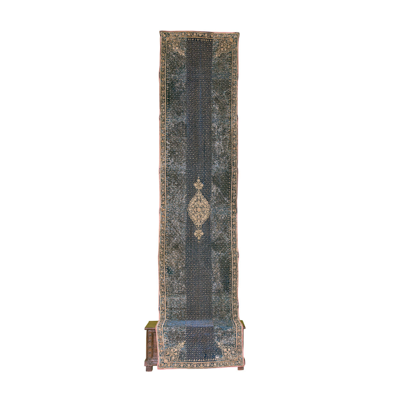 Mihrab Prayer Rug | Lavender and Yellow Rug | Vintage Prayer Rug