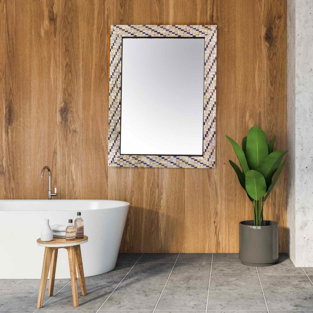 Antique, Bone Inlay, Marble, Mother of Pearl Inlay, Inlay Mirrors in Dallas