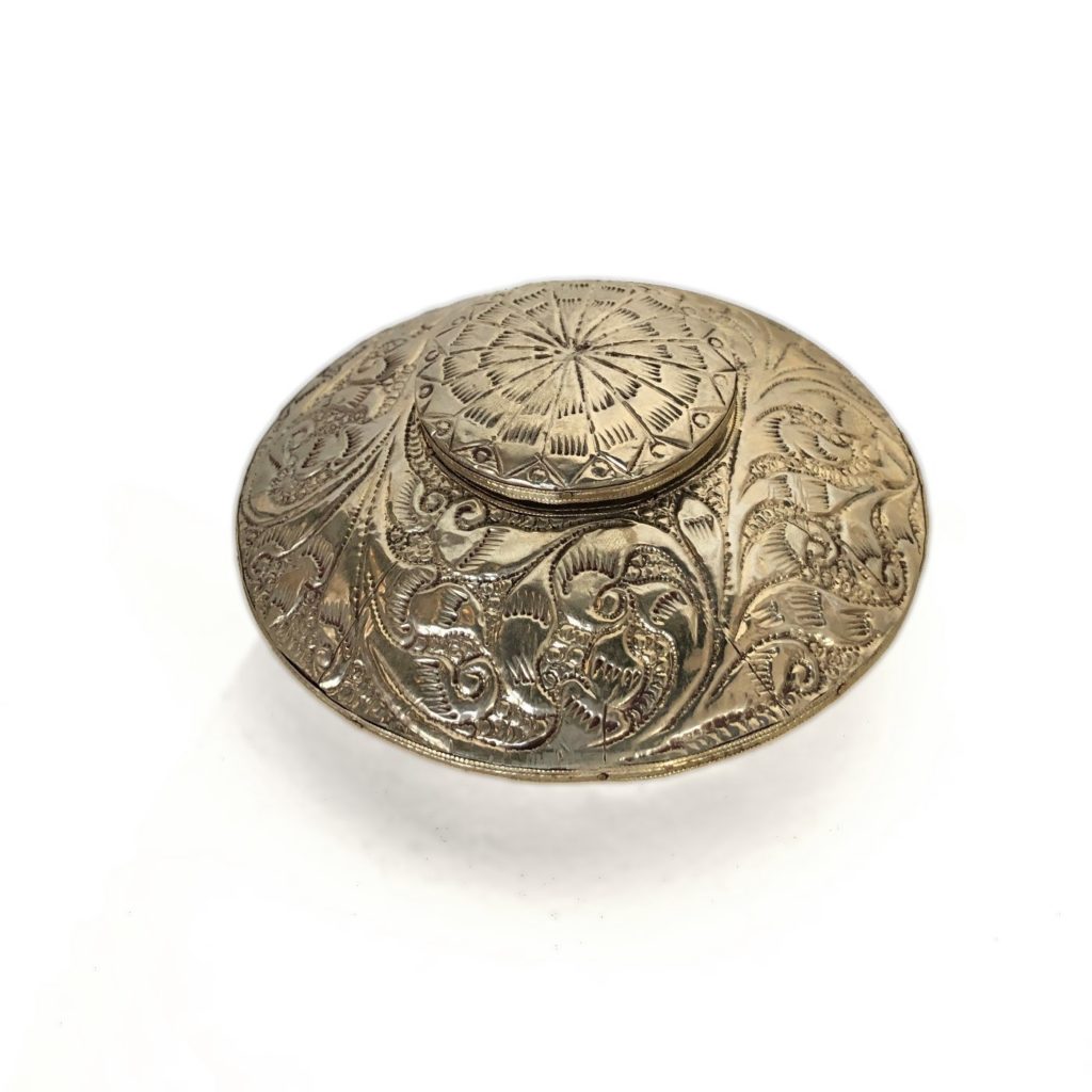 Silver Scroll Box | Small Decorative Box | Decorative Accessory Dallas, TX