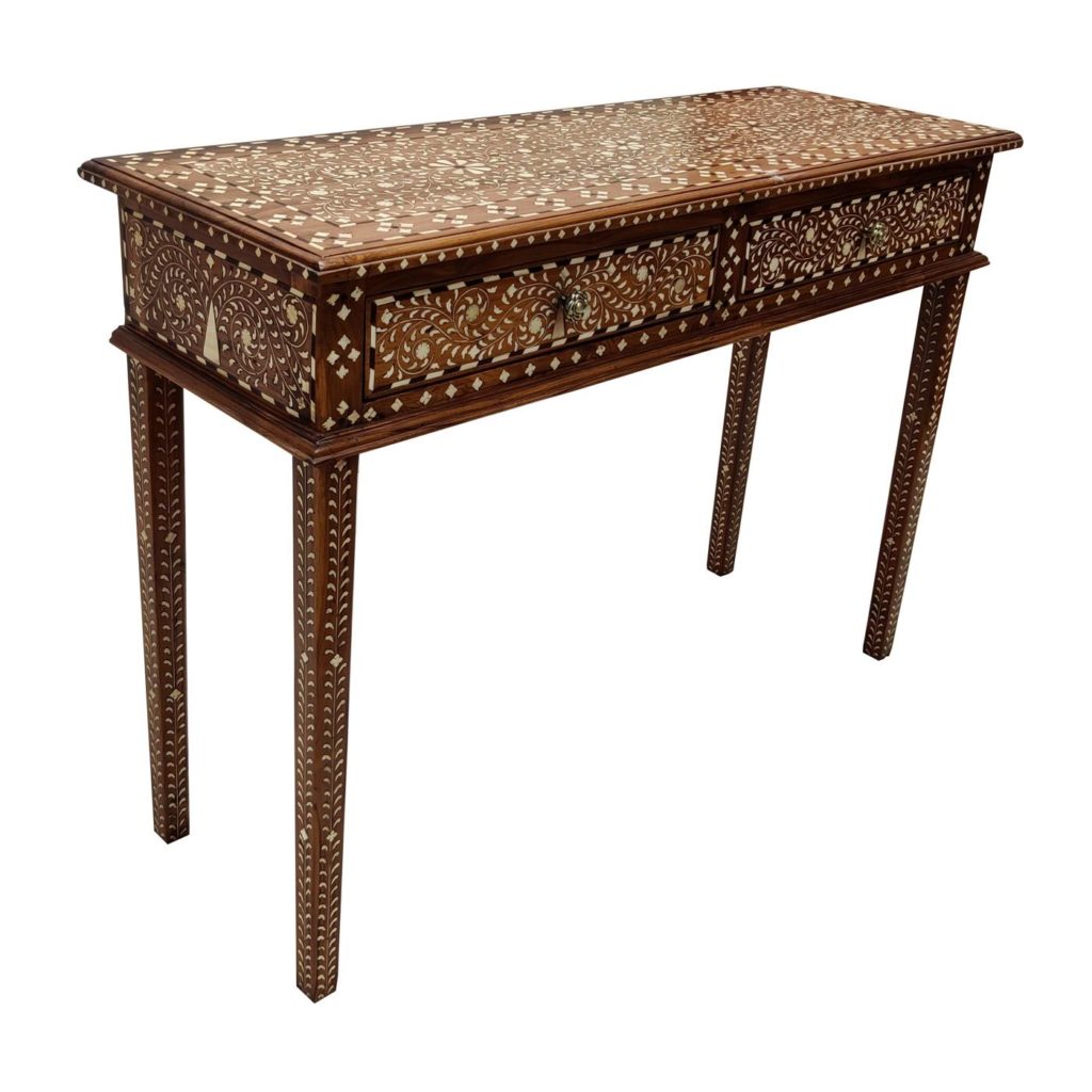Inlay Writing Desk | Inlay Vanity | Inlay Console Table | Indian Desk