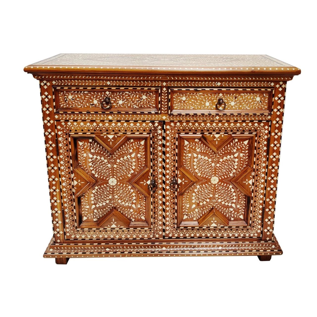 Inlay Sideboard with Drawers | Inlay Buffet | Indian Style Sideboard