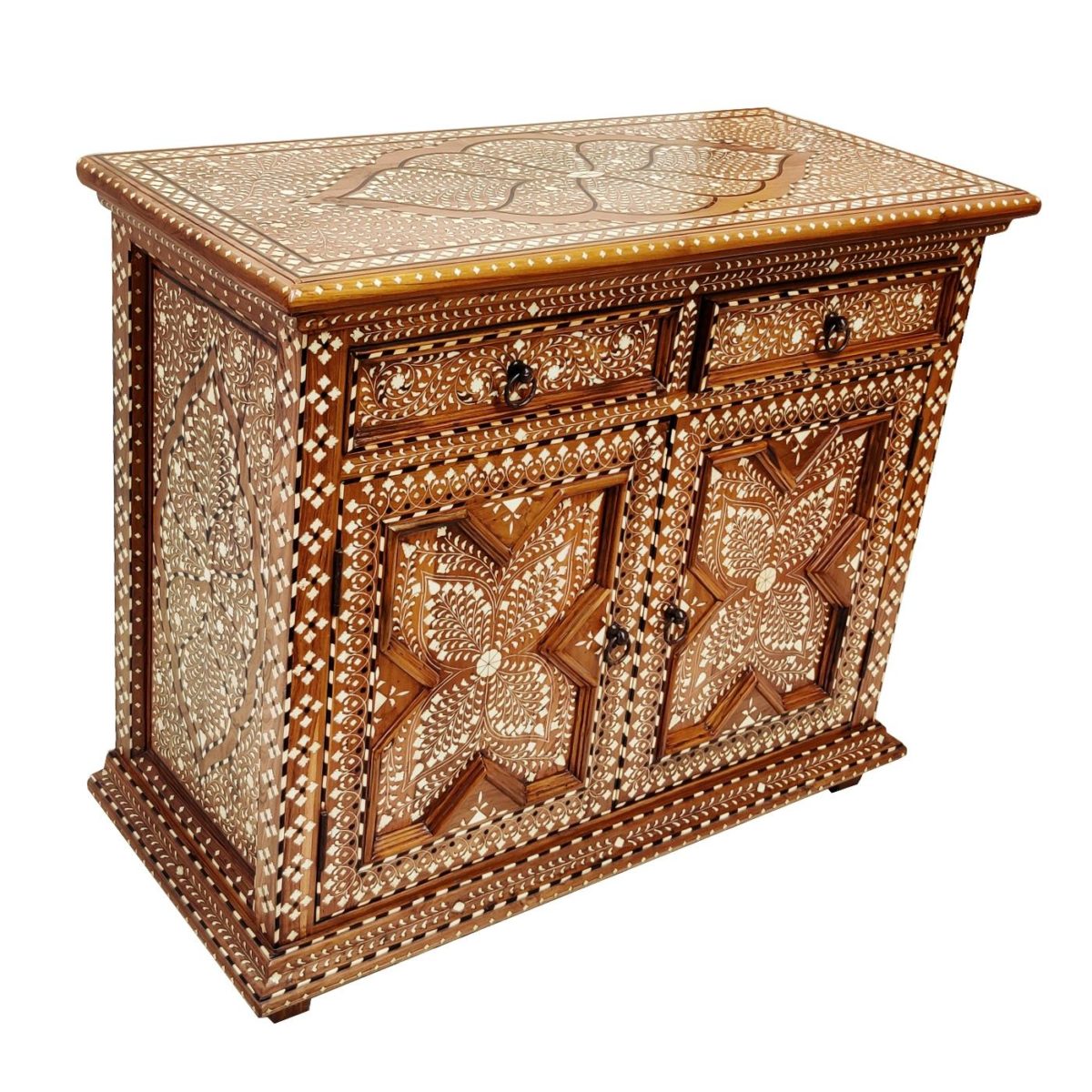 Inlay Sideboard with Drawers | Inlay Buffet | Indian Style Sideboard