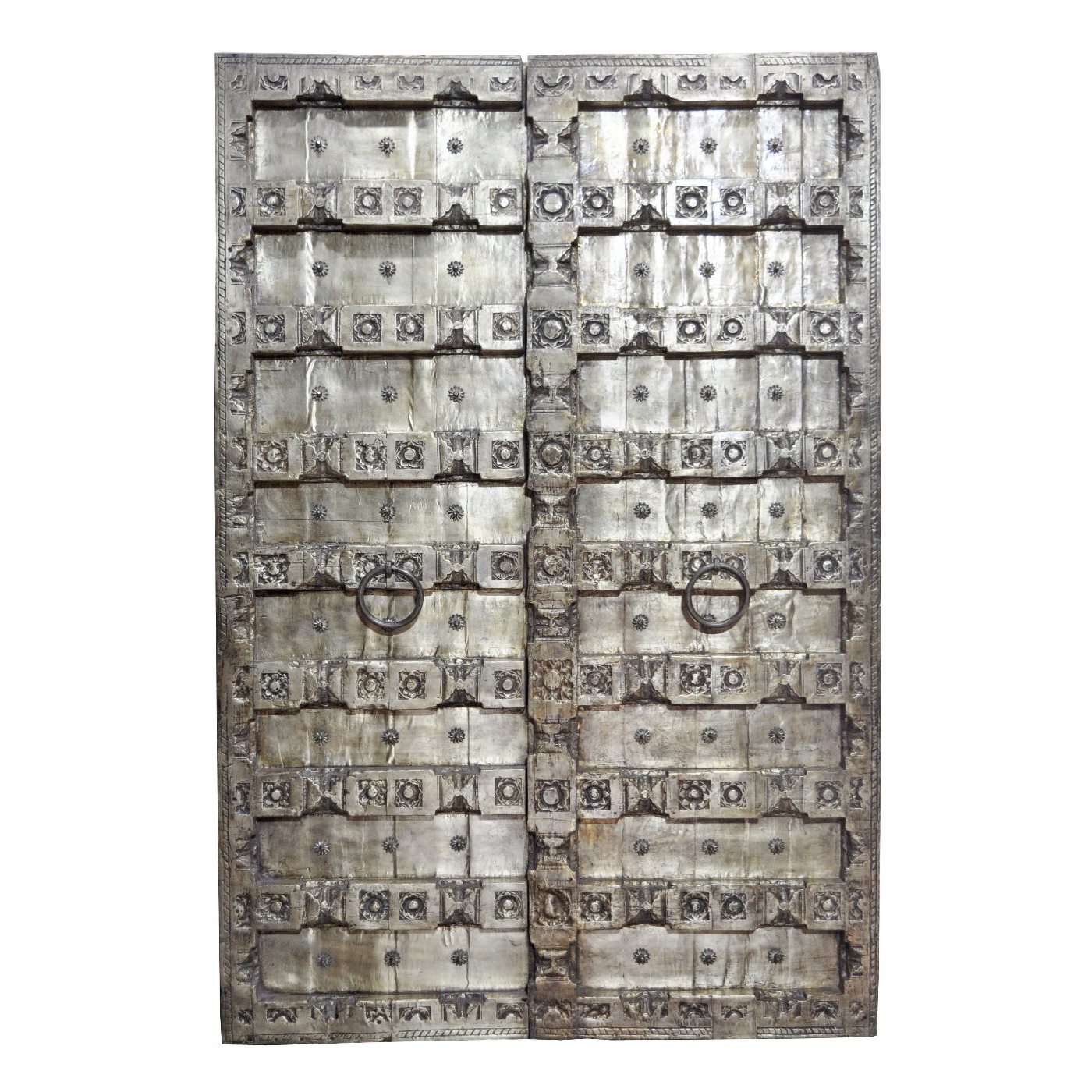 Antique Brass Door with Frame | Unique Front Door | Dallas Architecture