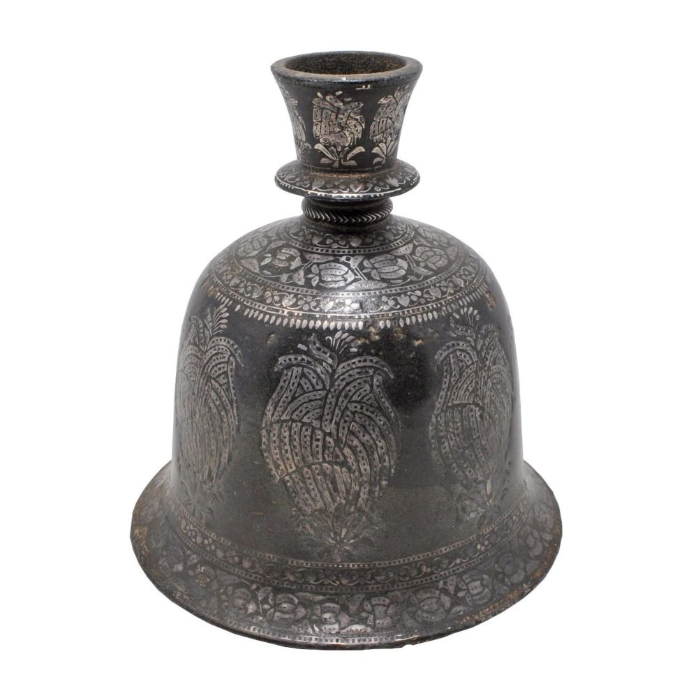Hookah Base with Bidri Work | Antique Hookah Base on Acrylic Stand