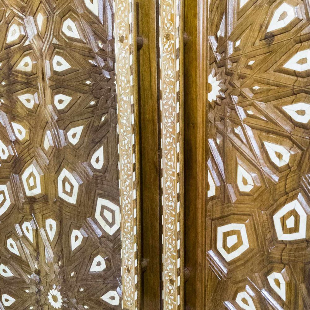 Mihrab Inlay Door | Islamic-style Door | Bone Inlay Door | Dallas Doors