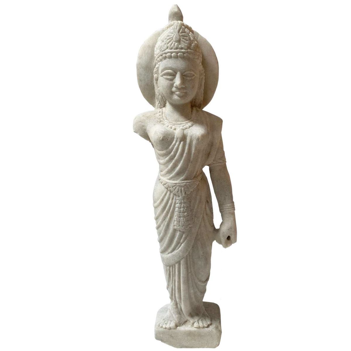 Marble Saraswati | Marble Deity | Marble Sculpture | Indian Sculpture