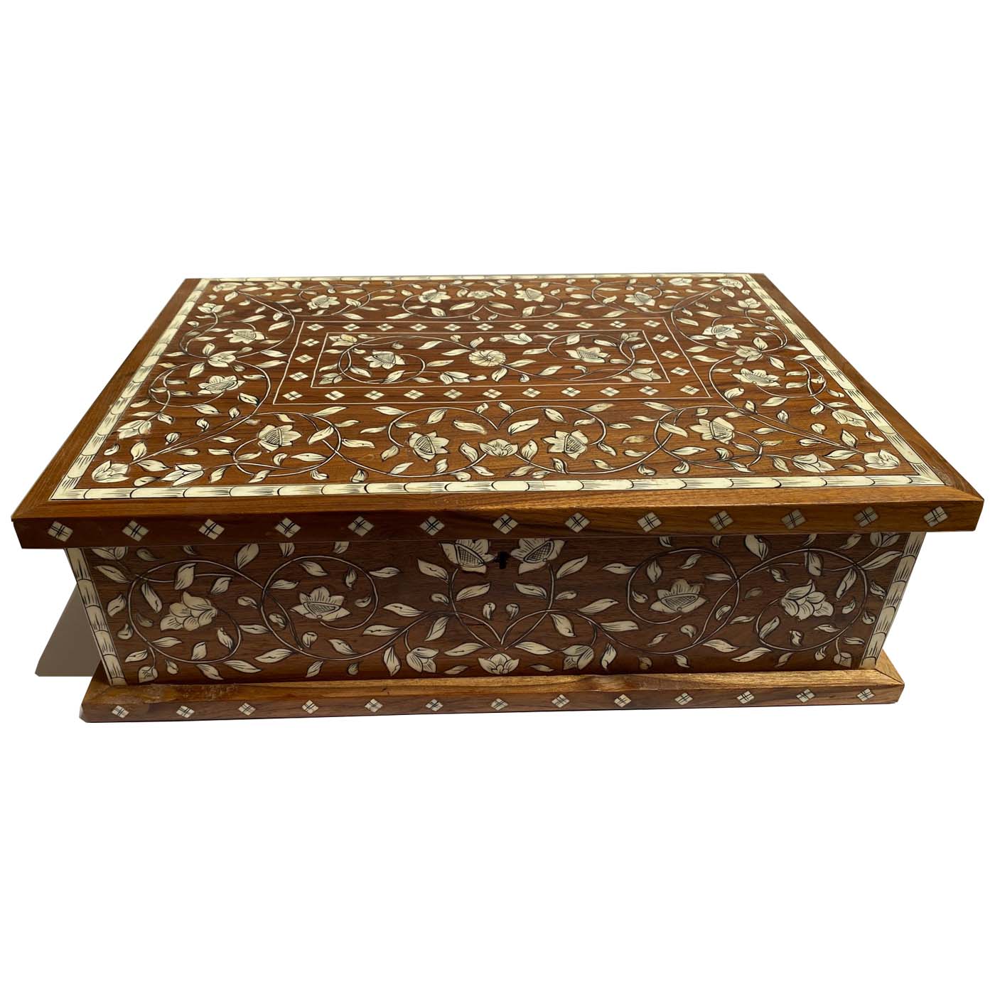 Floral Inlay Box | Decorative Box | Decorative Accessory