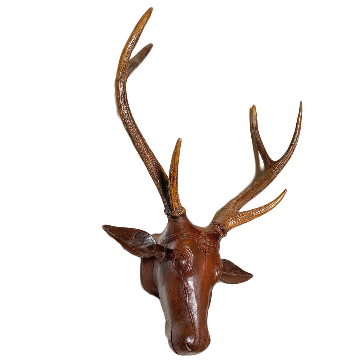 Deer Head | Vintage Deer Head | Wooden Deer Head