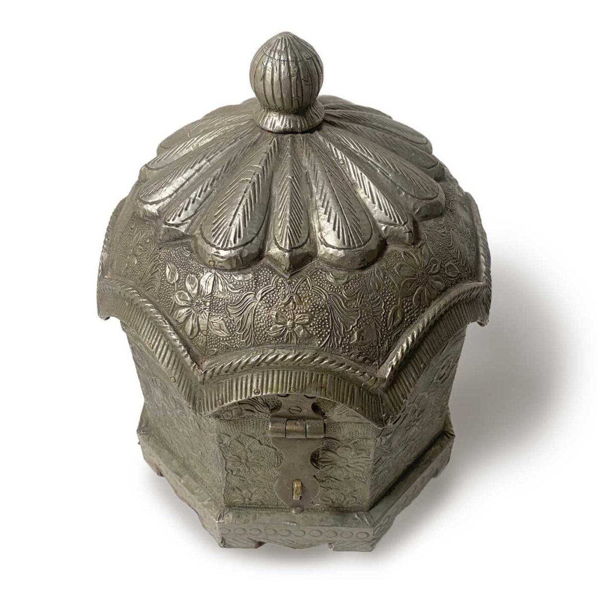 Offering Box 177I | Dowry Box | Decorative Wooden Silver Box