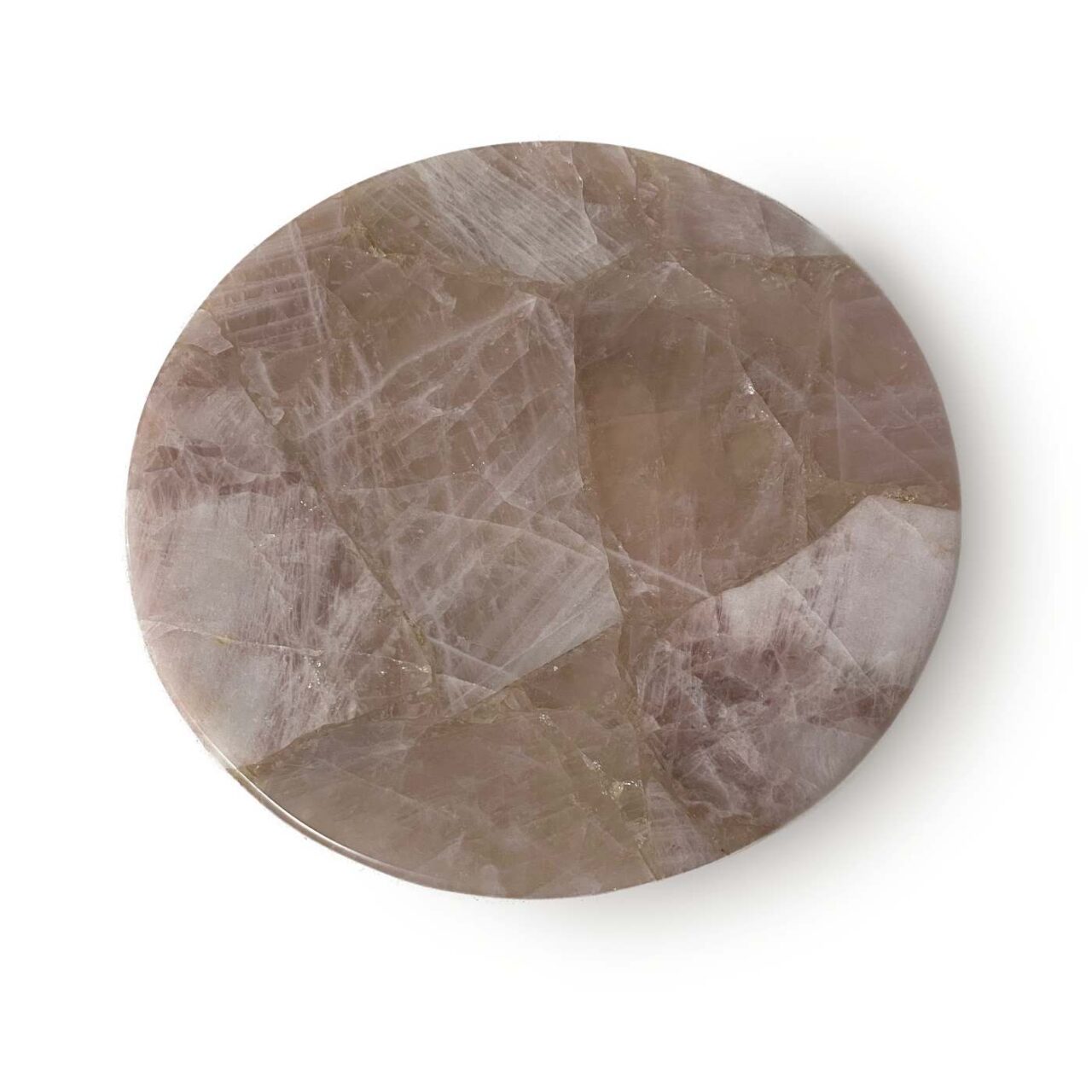 Stone Charger in Pink | Stone Dish | Natural Stone Charger Plate