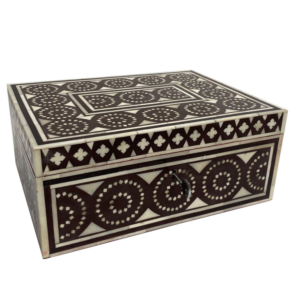 Bone Inlay Eastern Box | Unique Housewarming Gift | Inlay Accessories